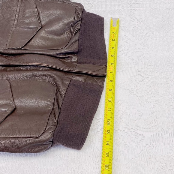 Cooper | Jackets & Coats | Vintage Cooper Flight Type A2 Goatskin Leather Bomber Jacket Us Air ...